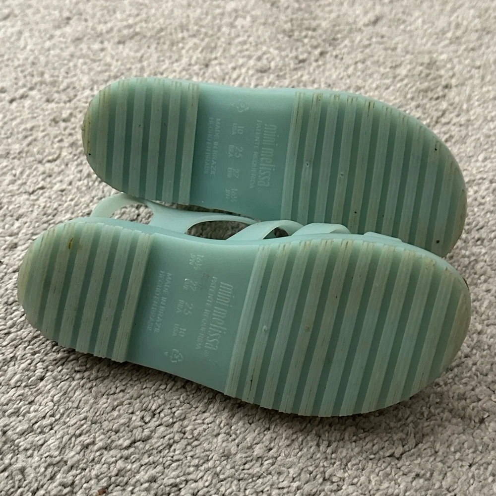 Mini Melissa | Shoes | Mini Melissa Kids Mint Green Sandals | Poshmark